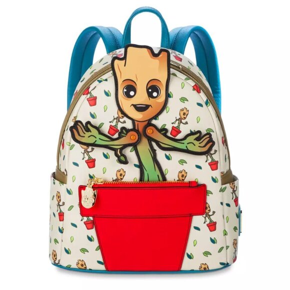 Loungefly | Bags | Loungefly Disney Marvel Baby Groot Backpack Purse ...